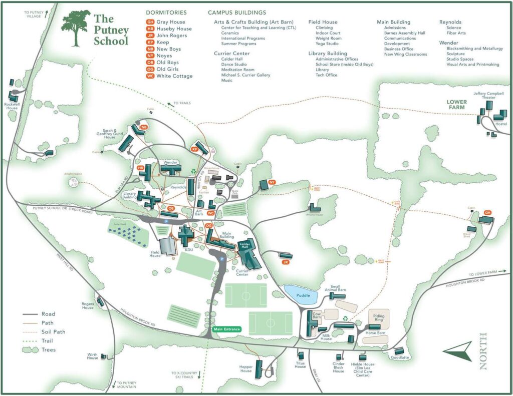 Campus Map - The Putney School